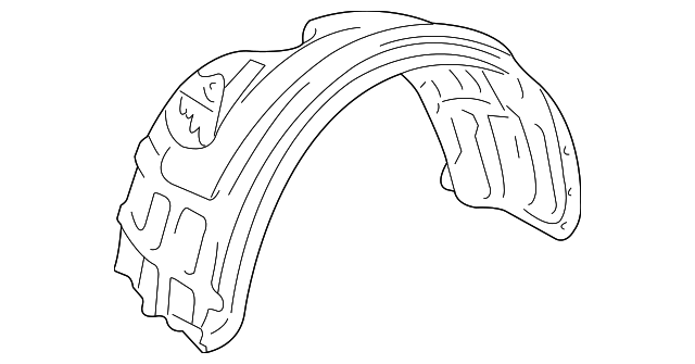 OEM 2002-2006 Toyota Camry Fender Liner Part # 53875-AA011 | Modern ...