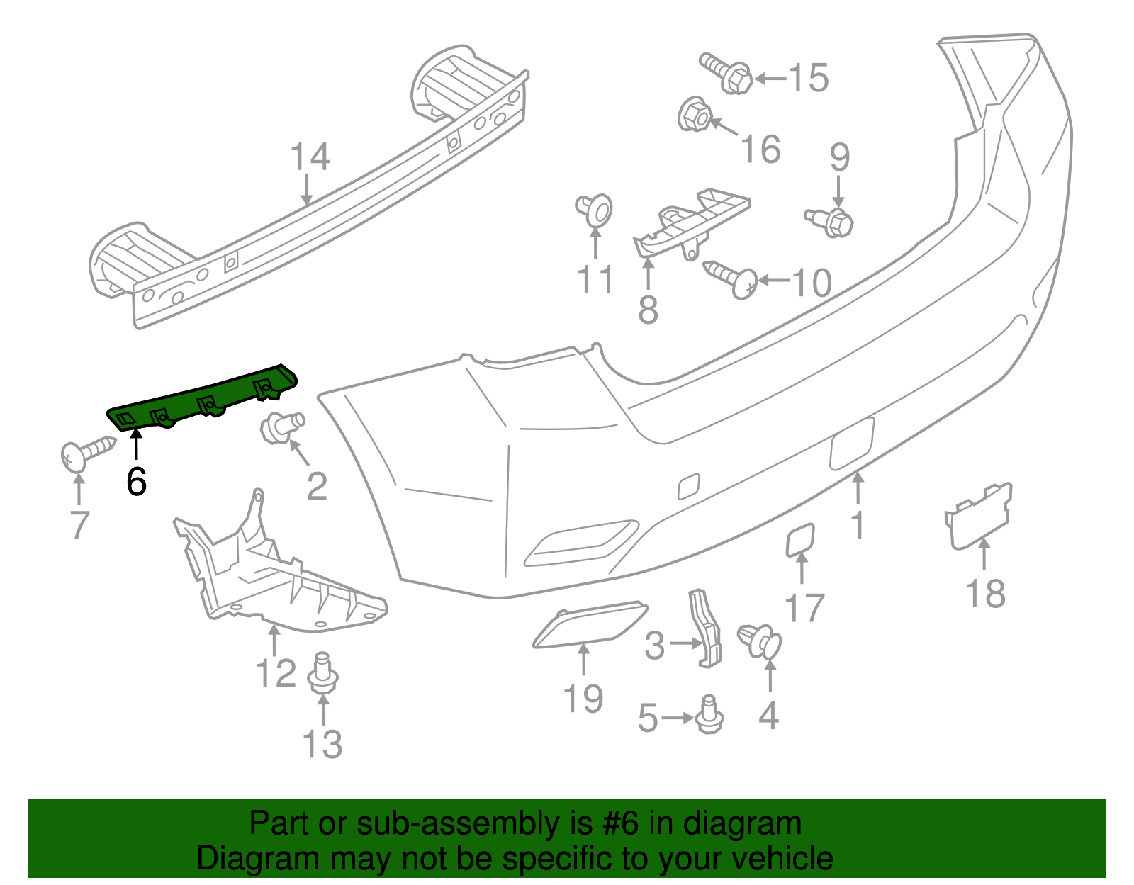 2013-2017 Subaru Upper Bracket 57707FJ170 | Subaru Parts Store