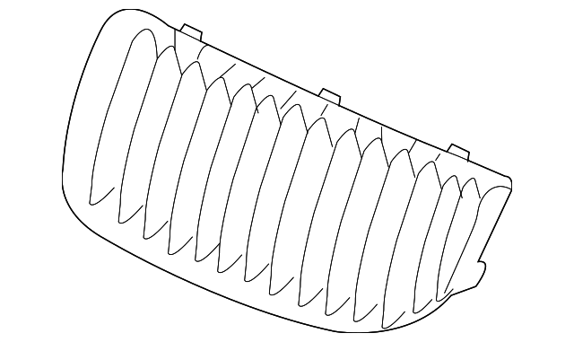51137201967 - 2009-2012 BMW Front Grille, left (51-13-7-201-967) | BMW ...