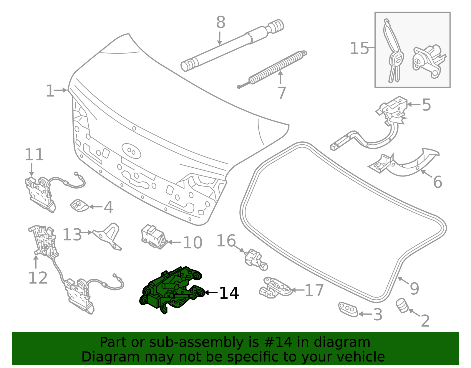 2017-2019 Kia Cadenza Motor & Drive 81800-F6000 | QuirkParts