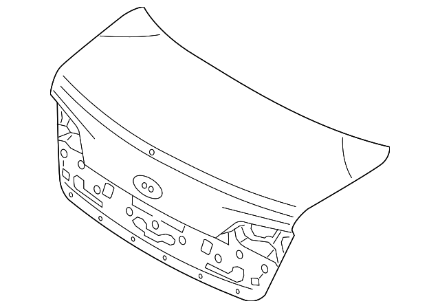 69200-F6000 - Trunk Lid 2017-2019 Kia Cadenza | Kia.Parts Store