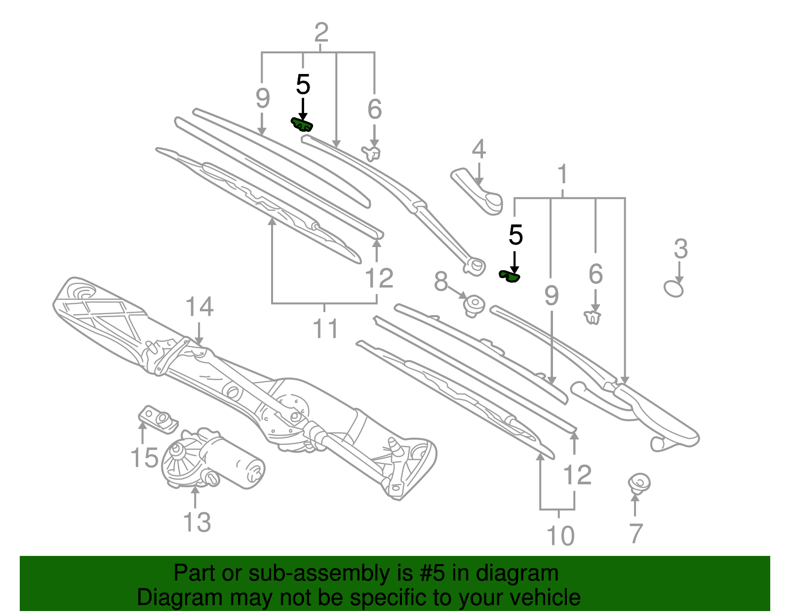 Genuine BMW 61-61-8-231-740 | Wiper Arm Lock Plate | FREE Shipping on ...