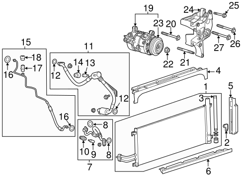 A/C Accumulator/Receiver Drier for 2015 Chevrolet Silverado 1500 ...