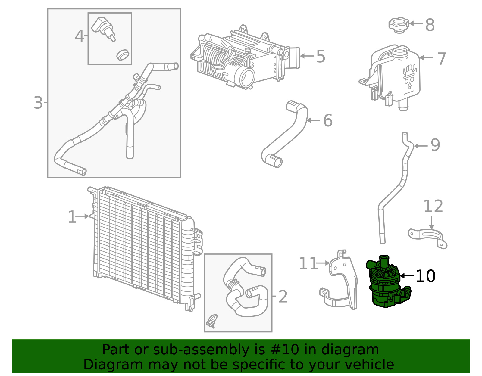 13549888 - Engine Auxiliary Water Pump | Partners Chevy