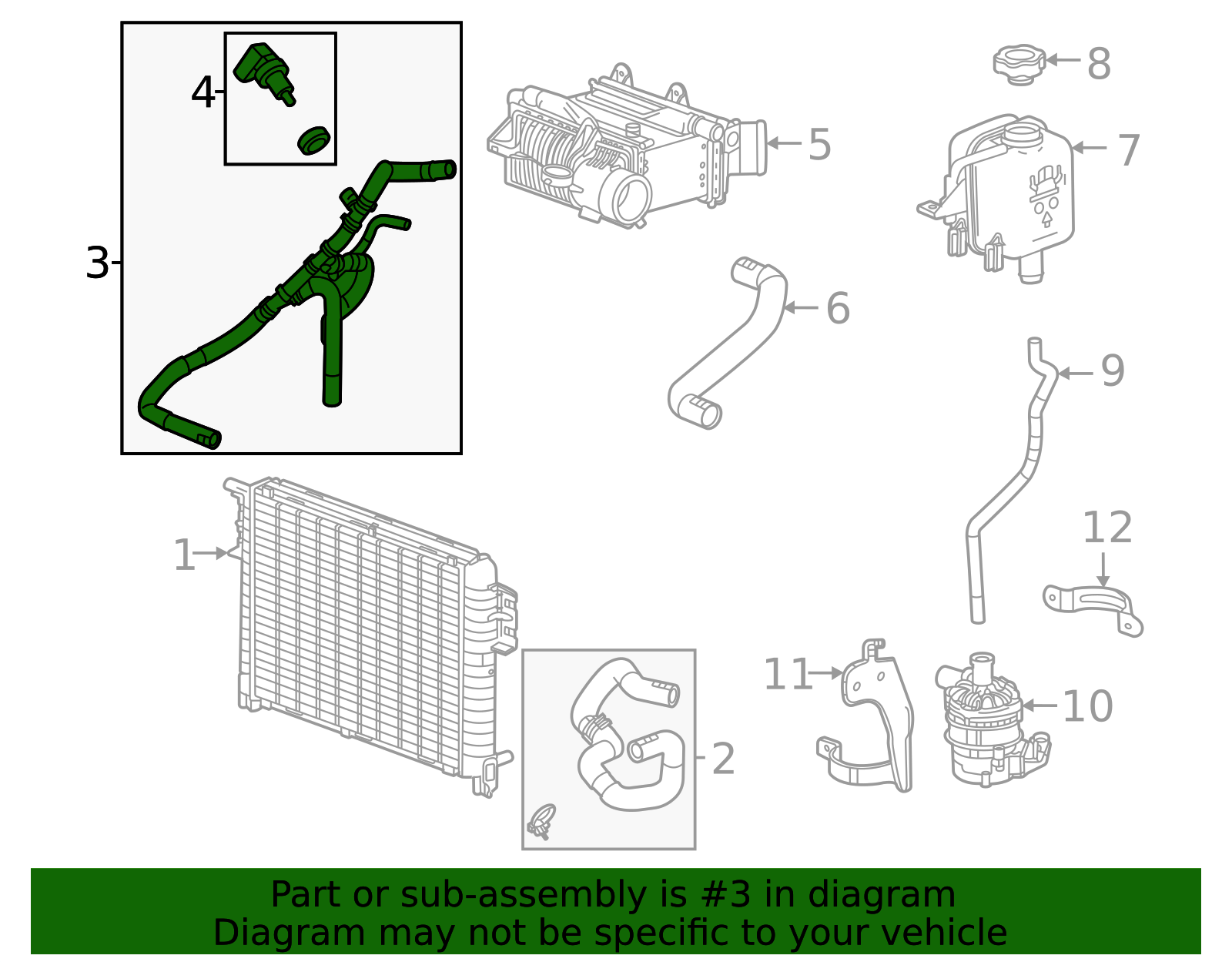 2020-2025 GM Hose 85044178 | Capital Chevy Parts