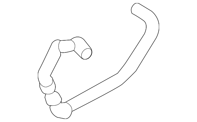 2015-2018 Ford | Lower Hose | F2GZ-8286-G | Walls' Ford Parts