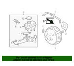 Genuine OEM Ford Part - Power Brake Booster Pin 3M5Z-2L523-AA | Genuine ...