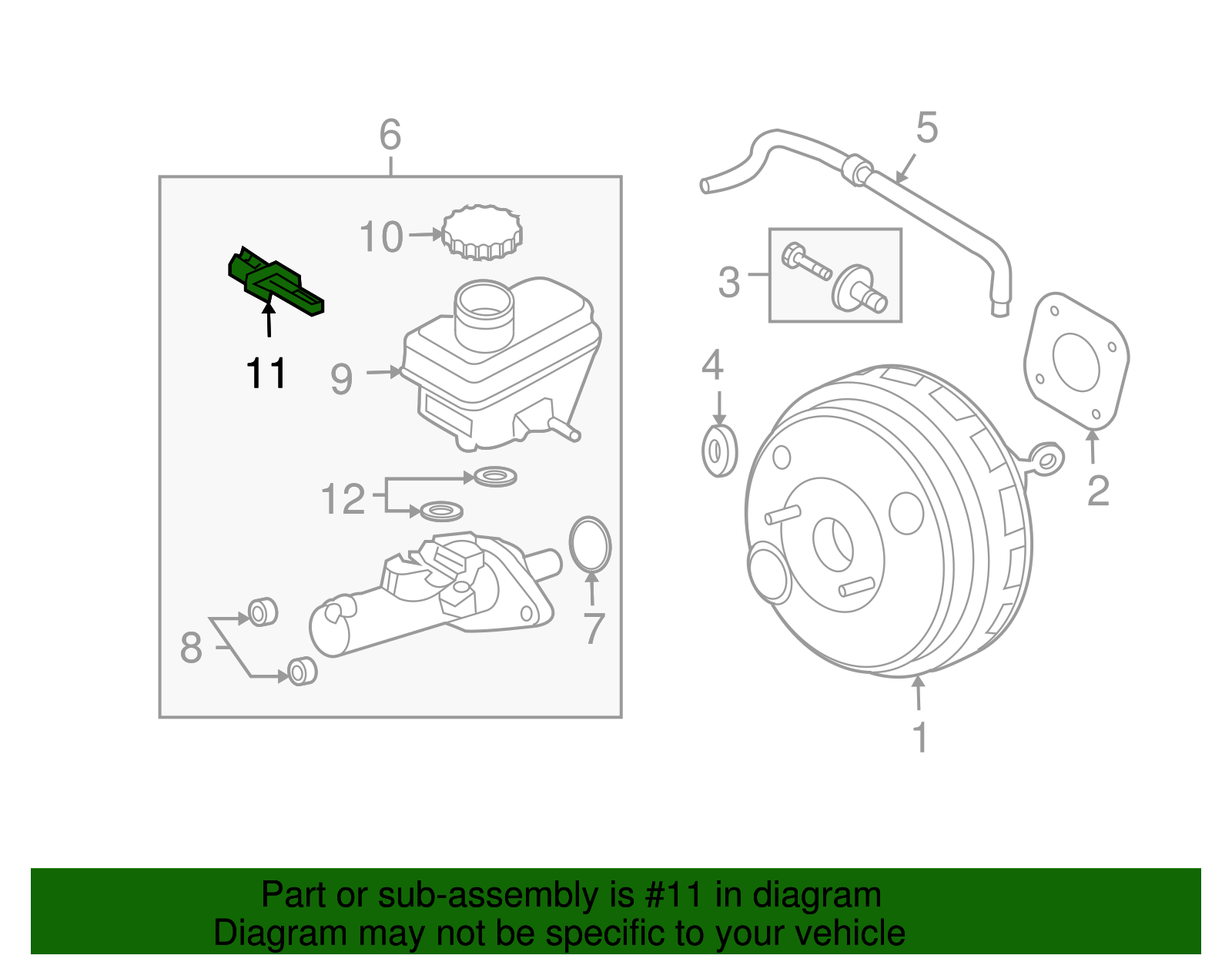 2001-2012 Ford | Fluid Level Sensor | YL8Z-2C050-AA | Walls' Ford Parts