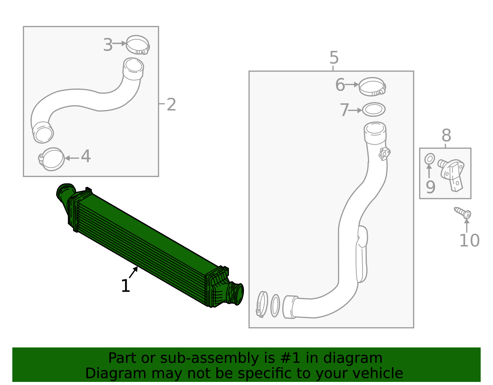 2018-2025 Audi Inter-Cooler 80A-145-805-J | OEM Parts Online