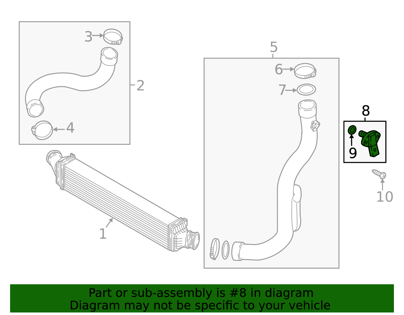 2009-2025 Audi Pressure Sensor 03G-906-051-M | Audi USA Parts
