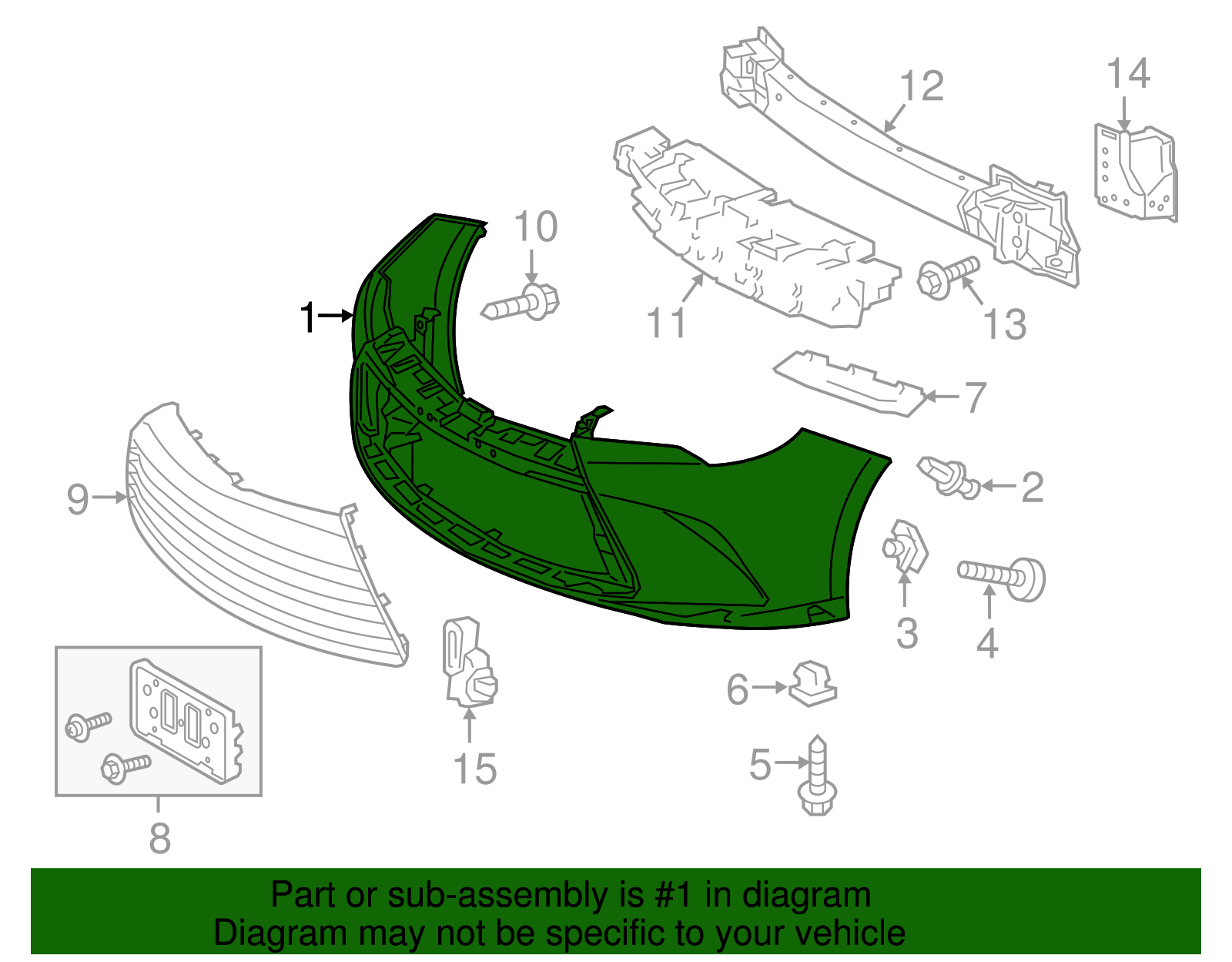 52119-07912 - Cover Front Bumper L C 2015-2017 Toyota Camry | Longo ...