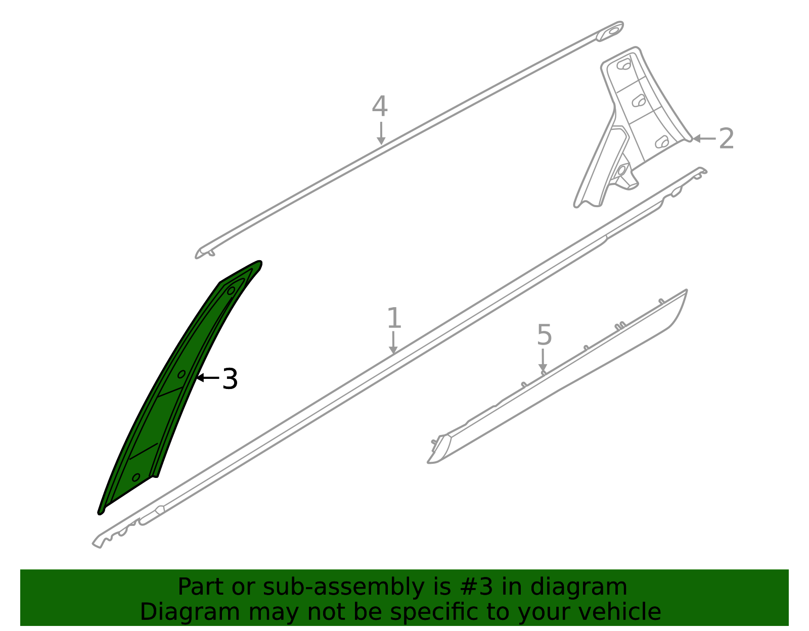 Door Applique - Exterior Accent Trim OEM | AutoNation Parts