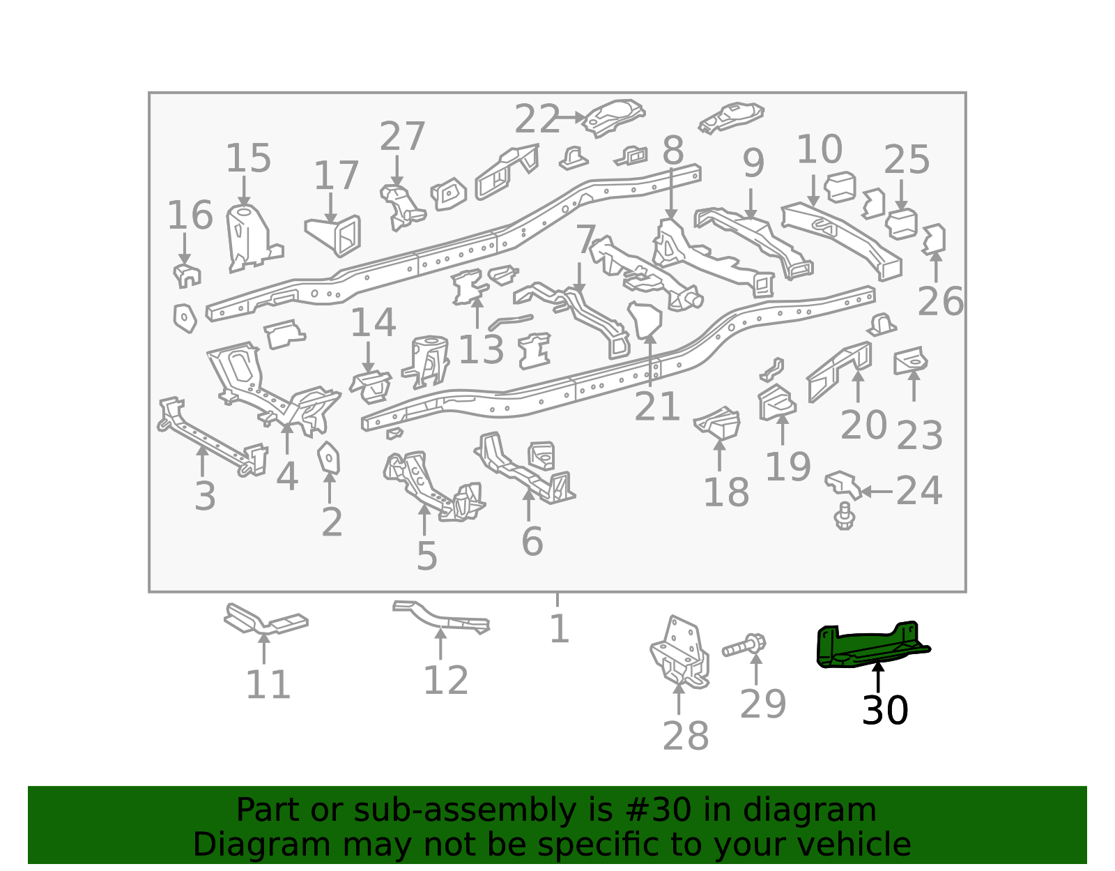 Trailer Hitch Bracket 52173-35090 | OEM Parts Online