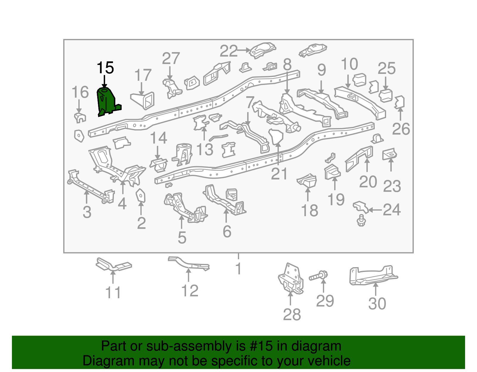 2010-2024 Toyota Mount Bracket 51502-60050 | Toyota Parts Center