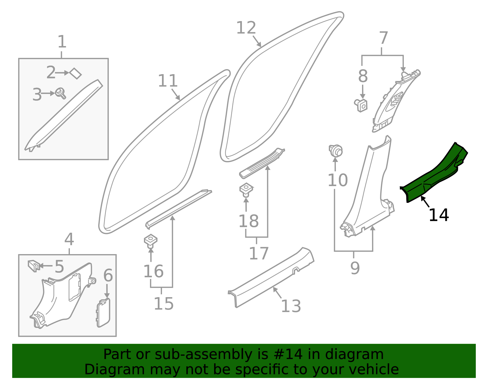 Door Sill Plate 769B7-4GA0A - Genuine INFINITI Protection | AutoNation ...
