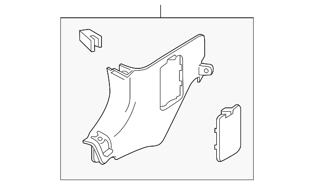 2014-2020 Infiniti Cowl Kick Panel 66900-4GF1A | Faulkner Infiniti of ...