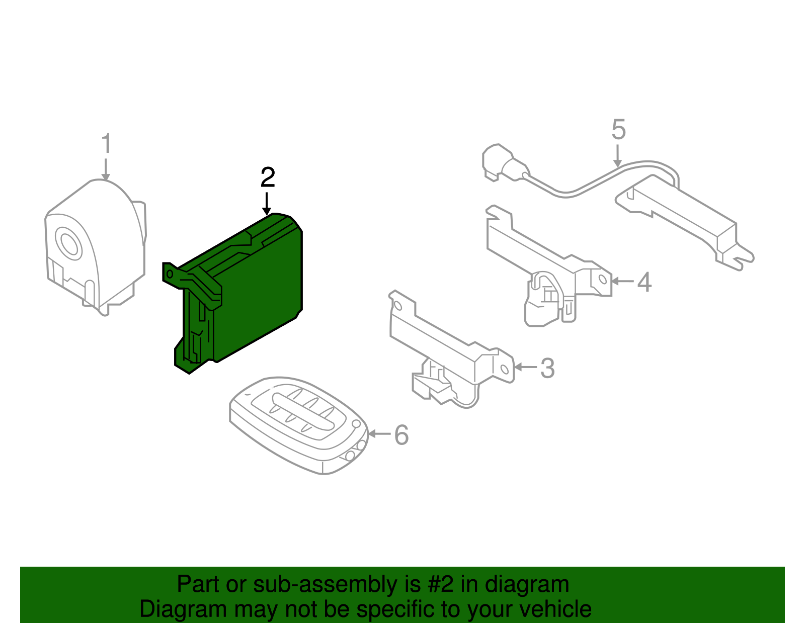 Hyundai - 95480-E6001 - Control Module - 2016-2017 Hyundai Sonata | OEM ...