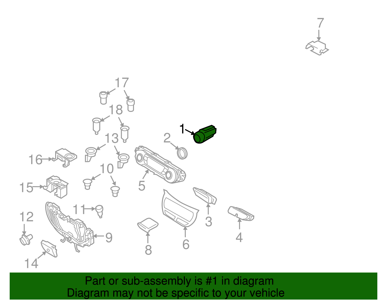 CV6Z-11572-A - | Ford | Escape | C-Max | Focus | Keyless Start ...