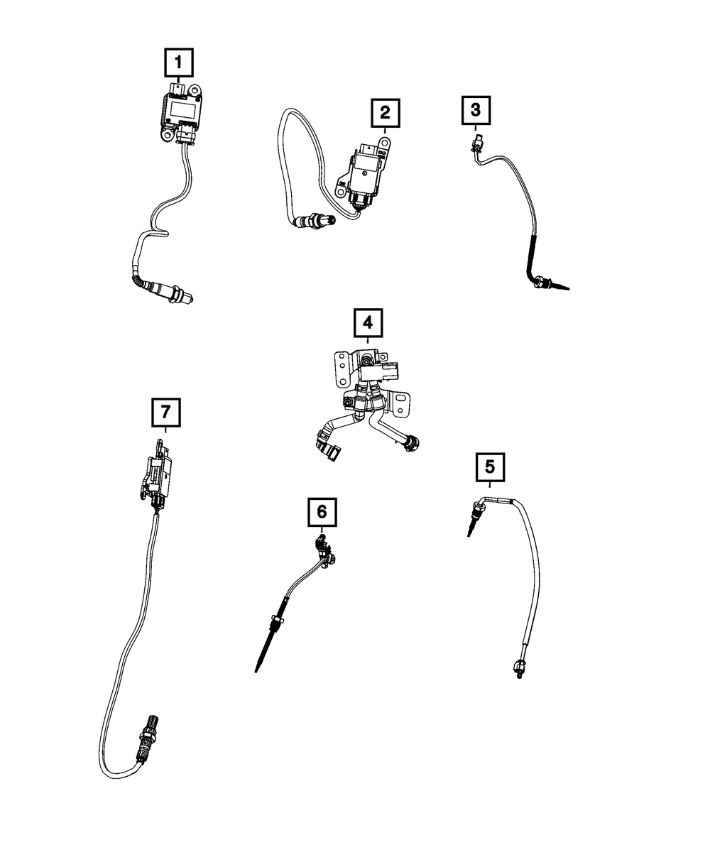 68354200AA - Mopar Particulate Matter Sensor 2021-2023 Jeep Gladiator ...