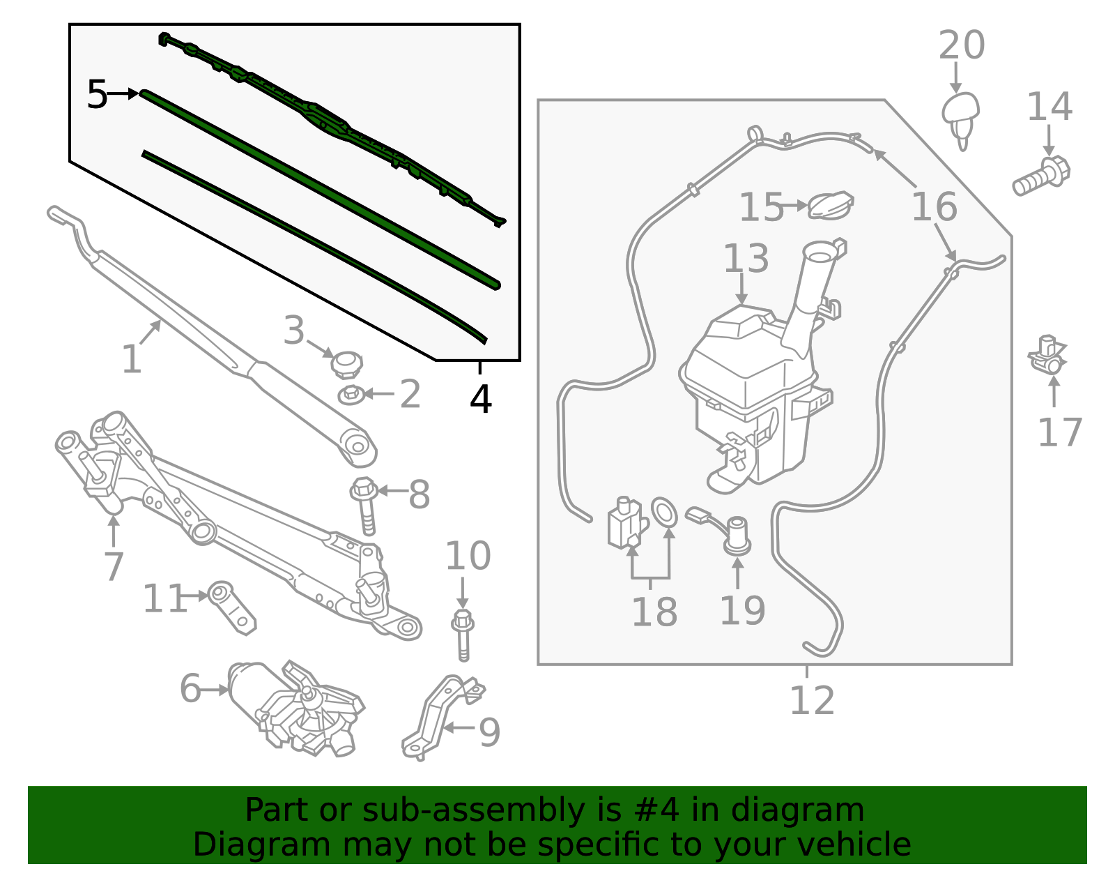1995-2025 Kia OEM NEW 1995-2020 Kia Sorento Sportage Windshield Wiper ...