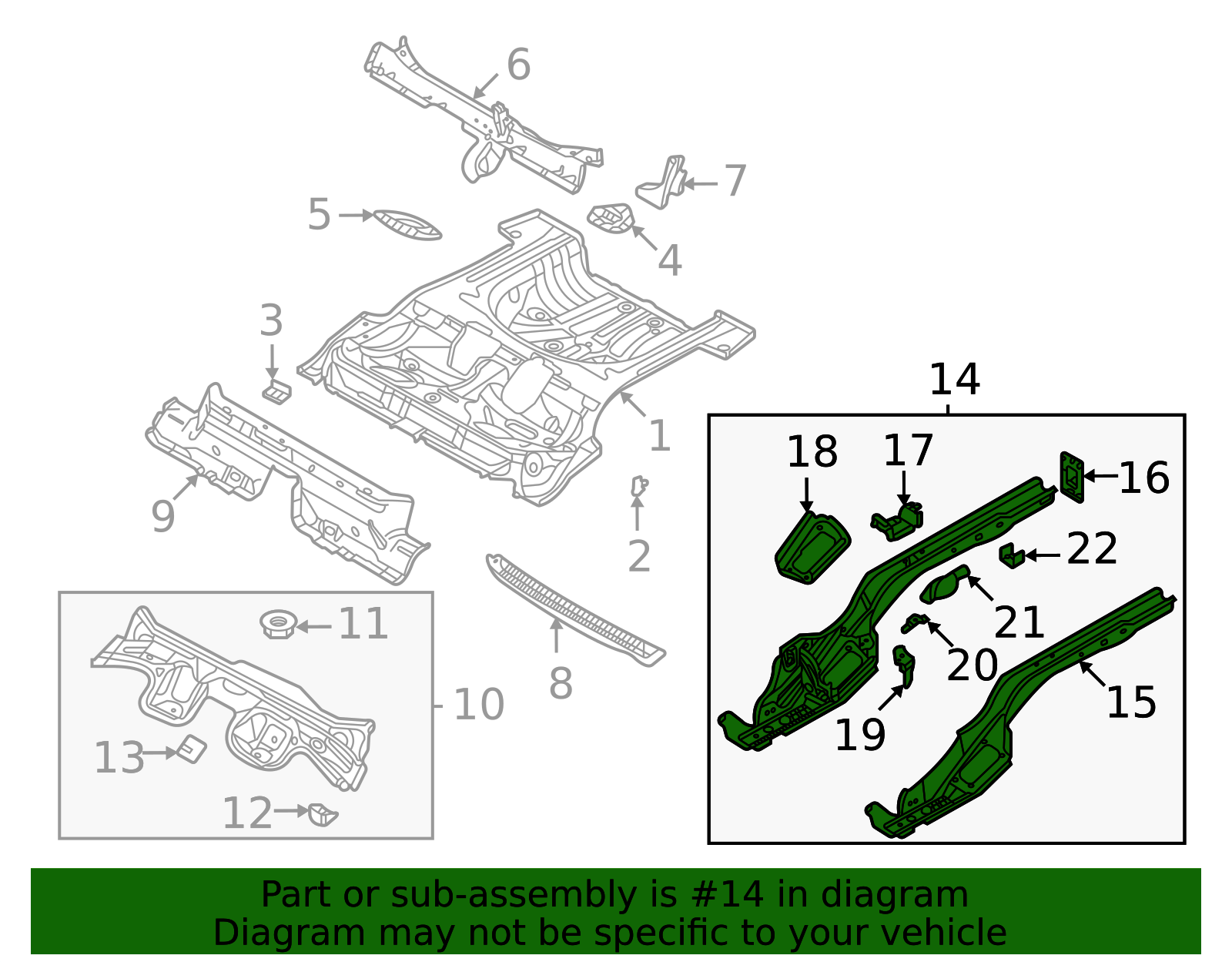 5Q0-803-501-EG - High-Quality Frame Side Member Assembly for 2022-2025 ...