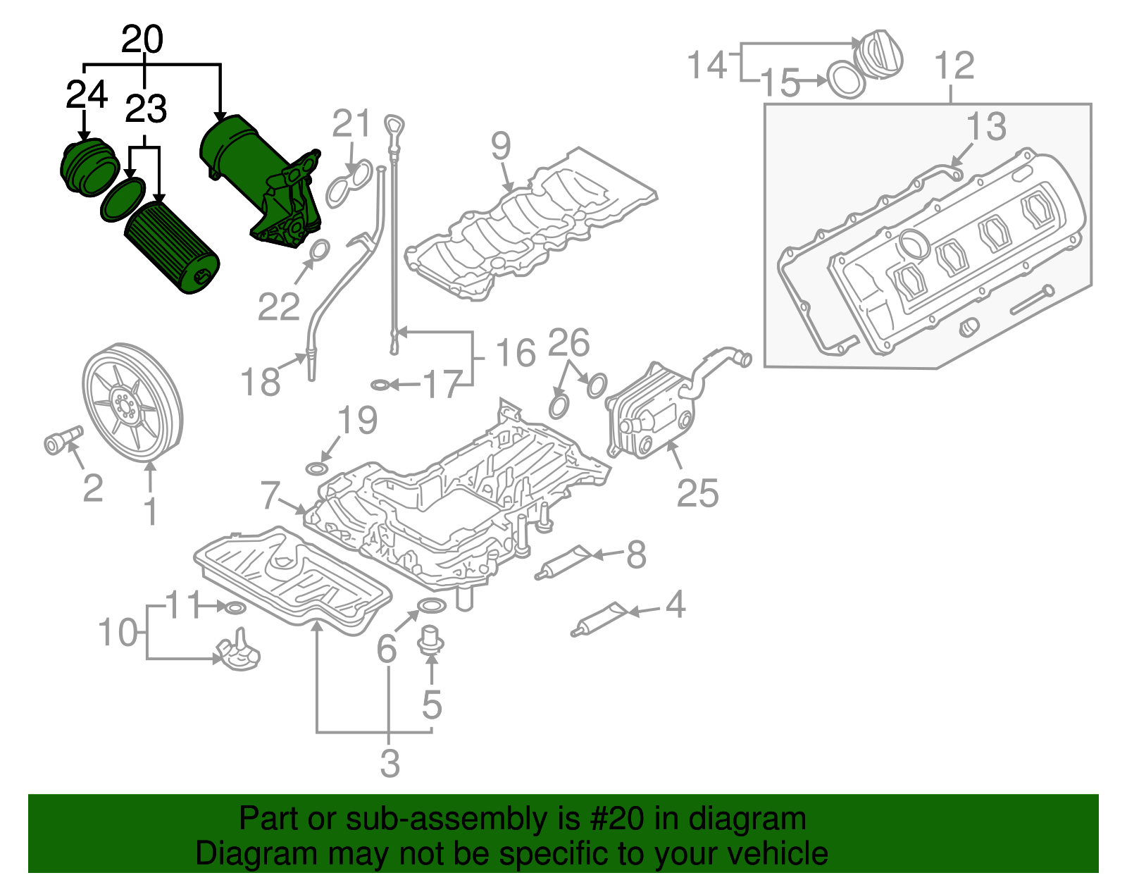 2007-2012 Audi Oil Filter Housing 079-115-401-AA | OEM Parts Online