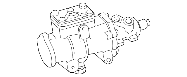 YC3Z-3504-ABRM - Steering Gear Box - 1999-2002 Ford | Lasco Auto Parts