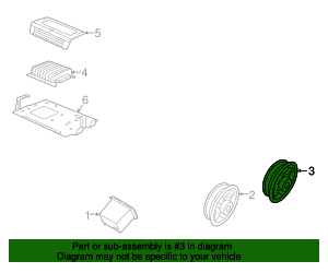 2011-2024 Volkswagen Rear Dr Speaker 561-035-453-A | VW Direct Auto Parts