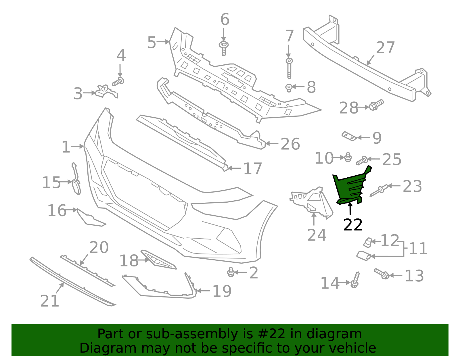 Hyundai - 86567-G9000 - Air Inlet - 2019-2021 Genesis G70 | OEM Hyundai ...