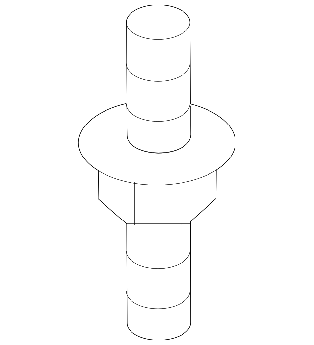 Genuine OEM Ford Part - Inter-Cooler Pipe Stud W703875-S442 | Genuine ...