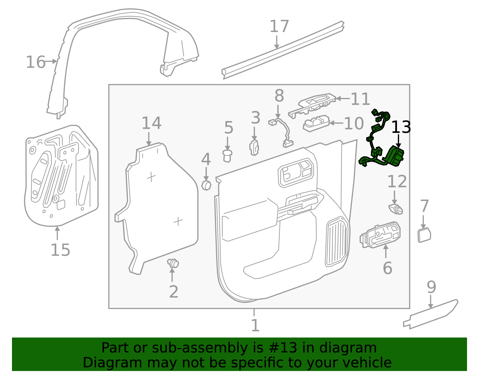 2020-2023 GM Front Side Door Wiring Harness 84515229 | Capital Chevy Parts
