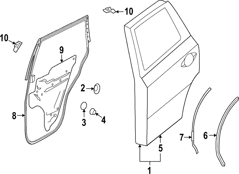 82892-3JA0B - Protector 2013-2020 Nissan Pathfinder | Nissan Parts ...