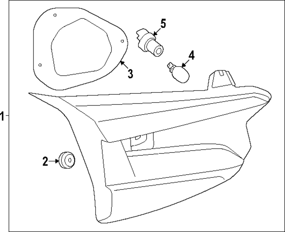2024-2025 Subaru Backup Lamp Assembly 84251FN01A | Subaru Parts Guys