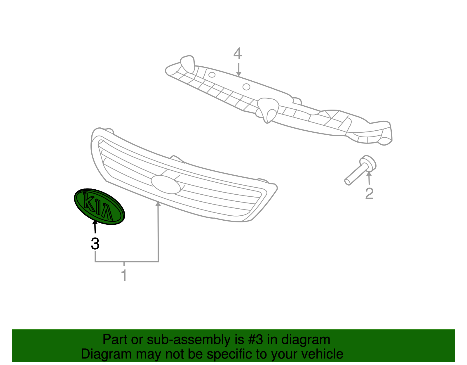 86320-2G500 - Emblem 2006-2008 Kia Optima | Kia.Parts Store