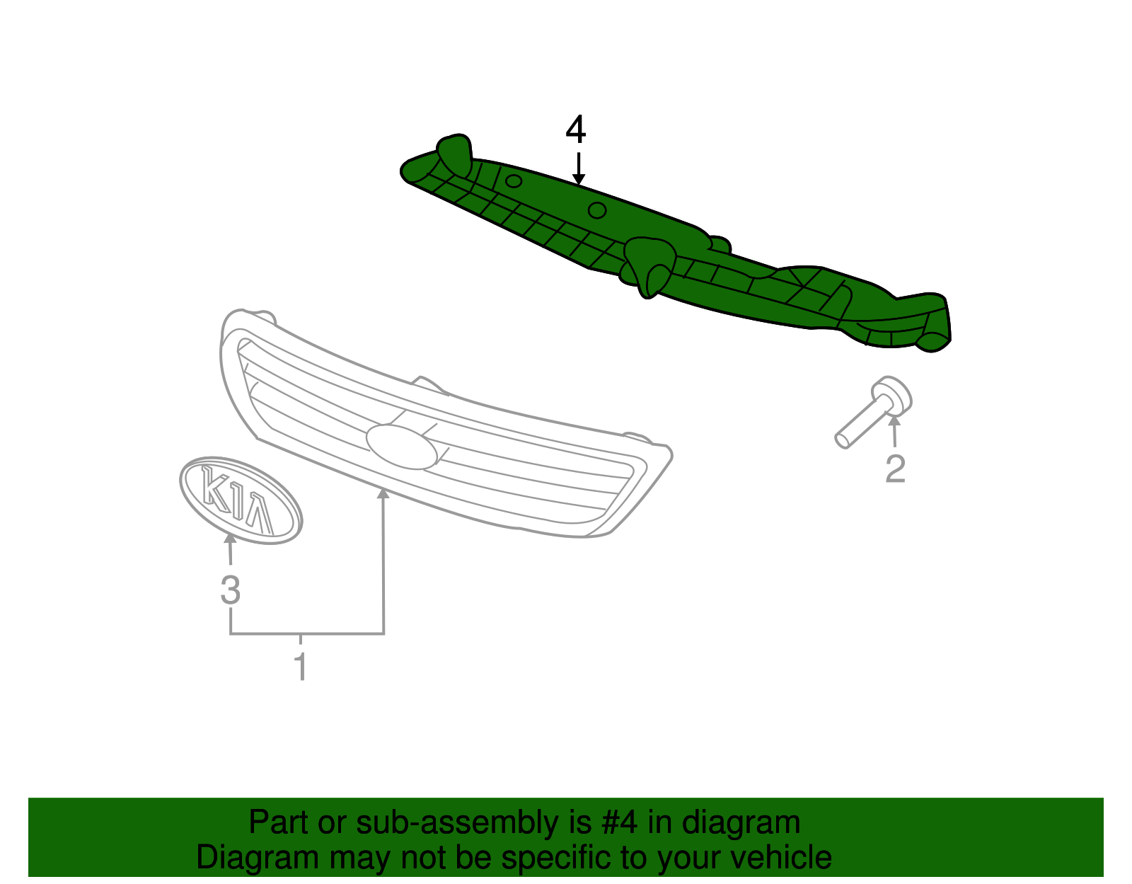 2006-2008 Kia Optima | Support Panel | 86361-2G000 | Kia Auto Parts