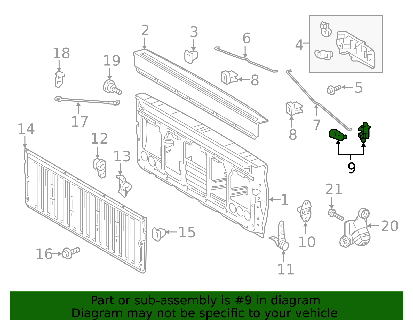 2016-2025 Toyota Lock Assembly 65790-04050 | Toyota Parts Center