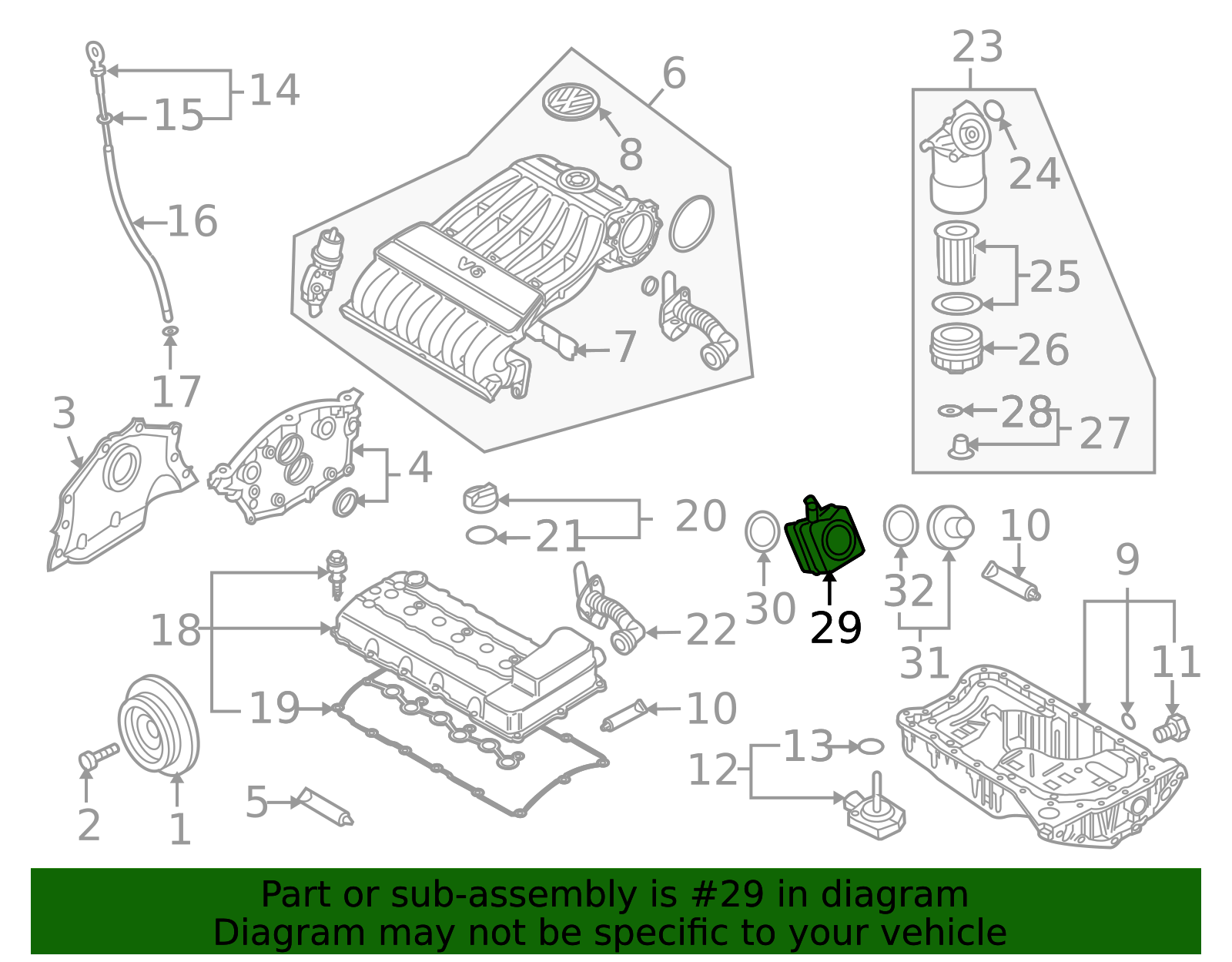 038-117-021-E - Oil Cooler 2004-2014 Volkswagen | VW Direct Parts