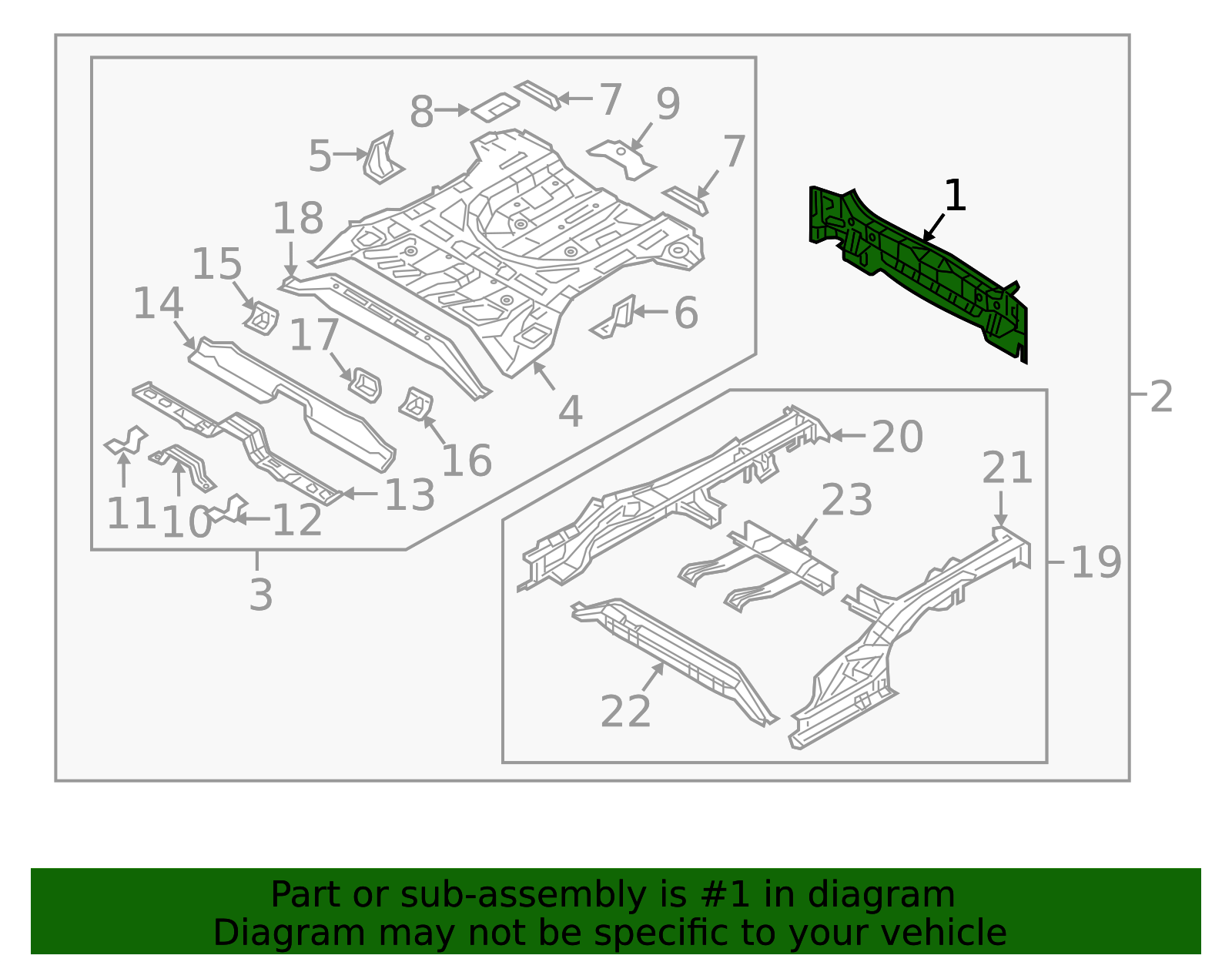 Genuine Rear Body Panel for 2019-2021 Hyundai Tucson | Part# 65910 ...