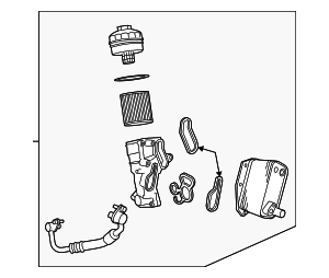 Genuine OEM Filter Assembly Part# LR041257 Fits 2008-2012 Land Rover ...