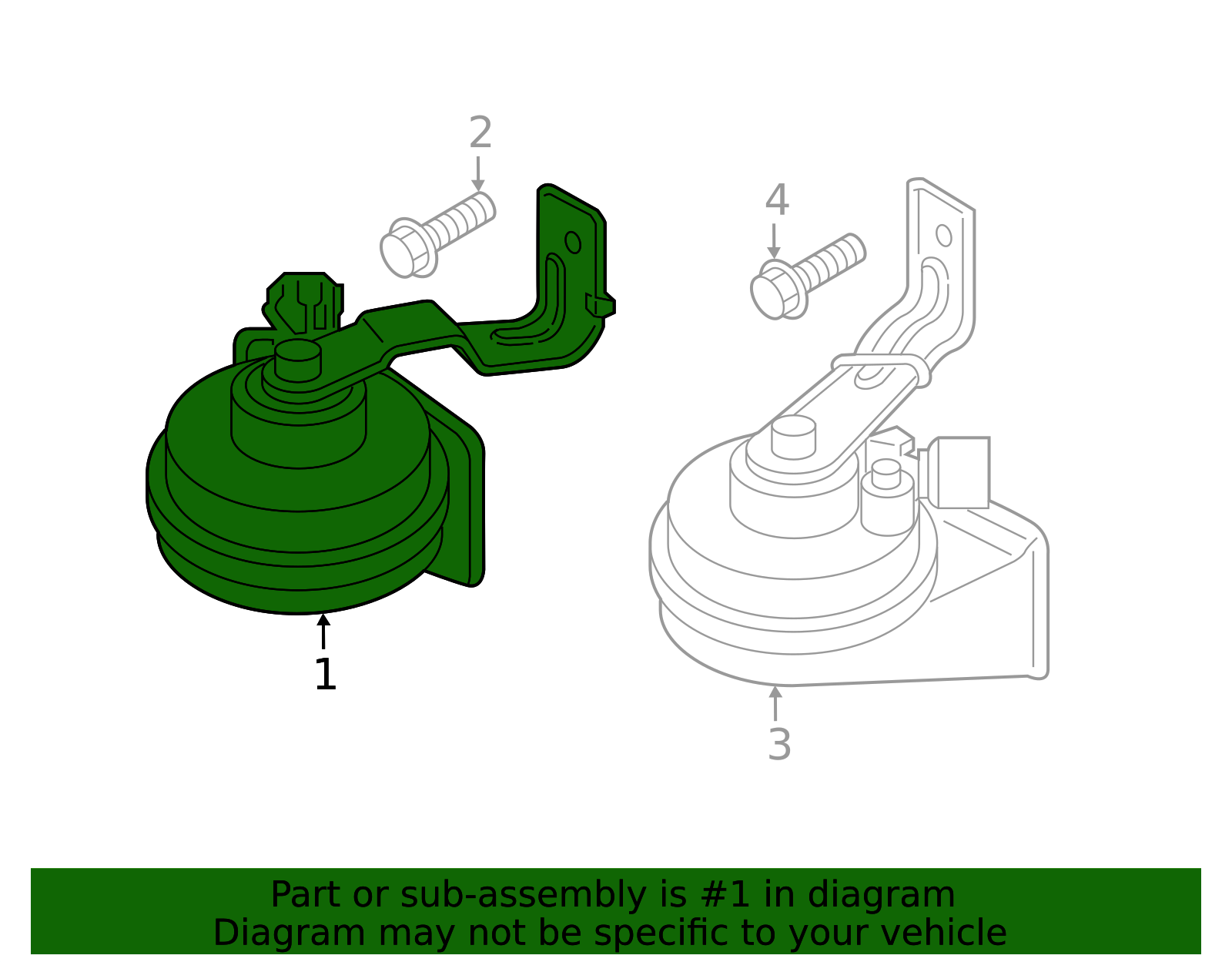 96621-S8500 - High Note Horn 2023-2025 Kia Telluride | Kia.Parts Store