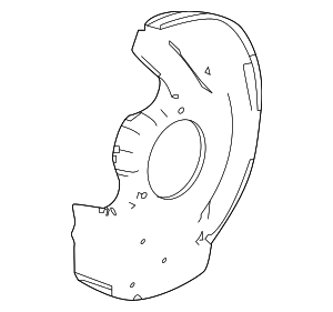 2021-2025 Acura TLX Splash Shield 45255-TGZ-A01 | Acura Automotive Parts