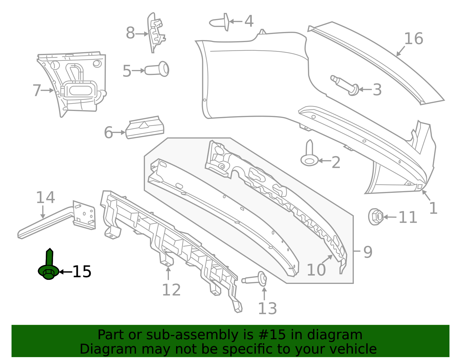Rail Extension Bolt 06506927AA | Mopar Parts Canada