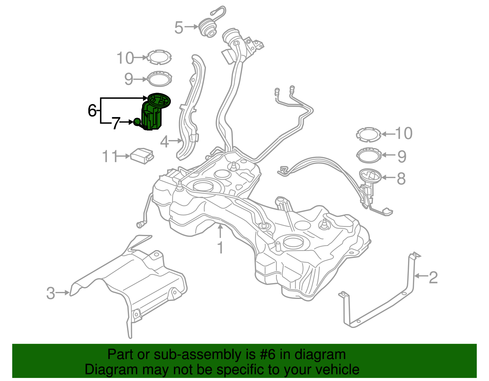 2015-2025 Audi Fuel Pump Assembly 5Q0-919-087-AQ | Audi OEM Parts Online