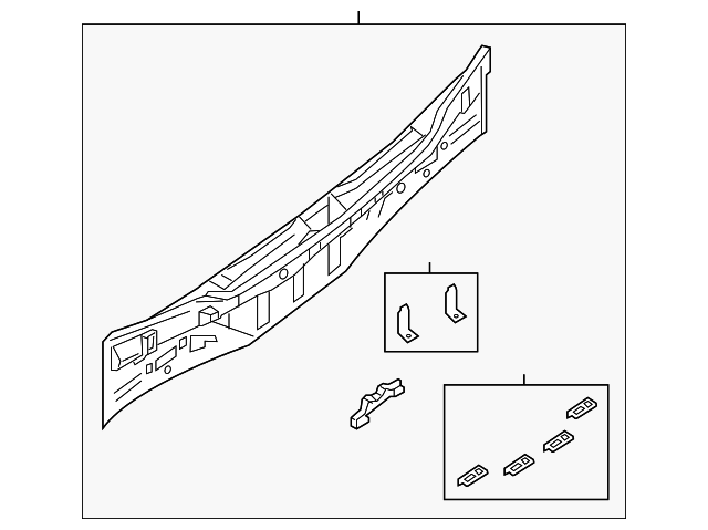 2013-2018 Nissan Altima Rear Body Panel 79110-3TA0A | Nissan Parts Store