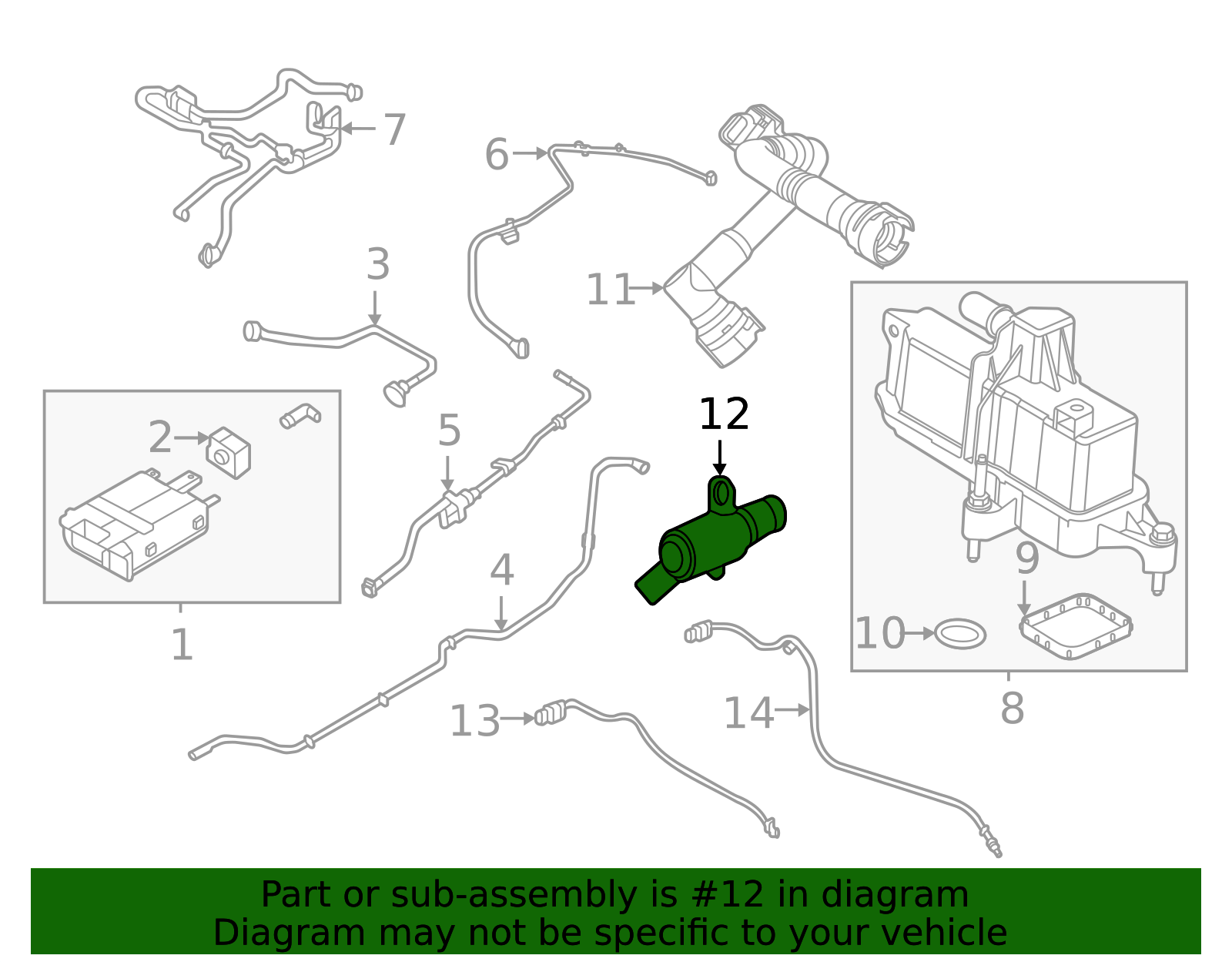 H6BZ-6A666-A - PCV Valve 2020-2025 Ford | Ford Parts Direct