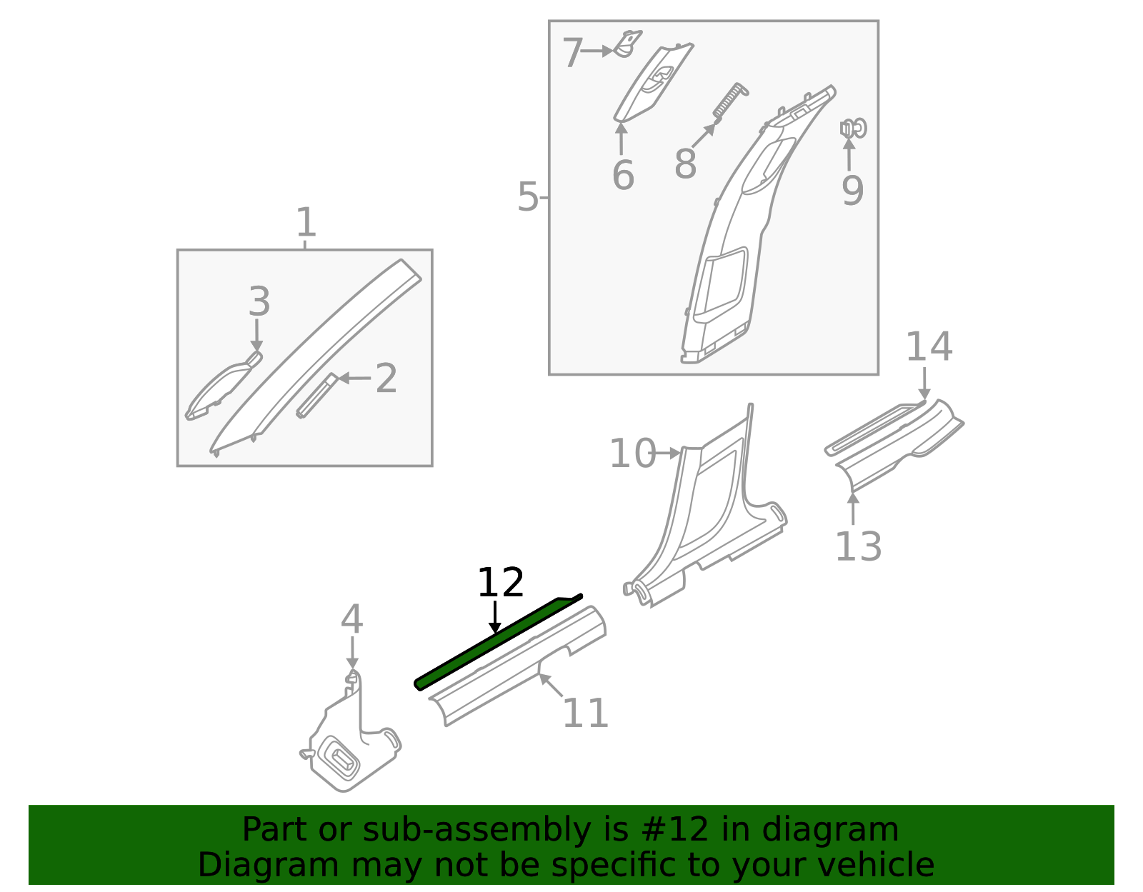 Hyundai - 85883-AR000-NNB - Front Sill Plate Insert Panel - 2022-2025 ...