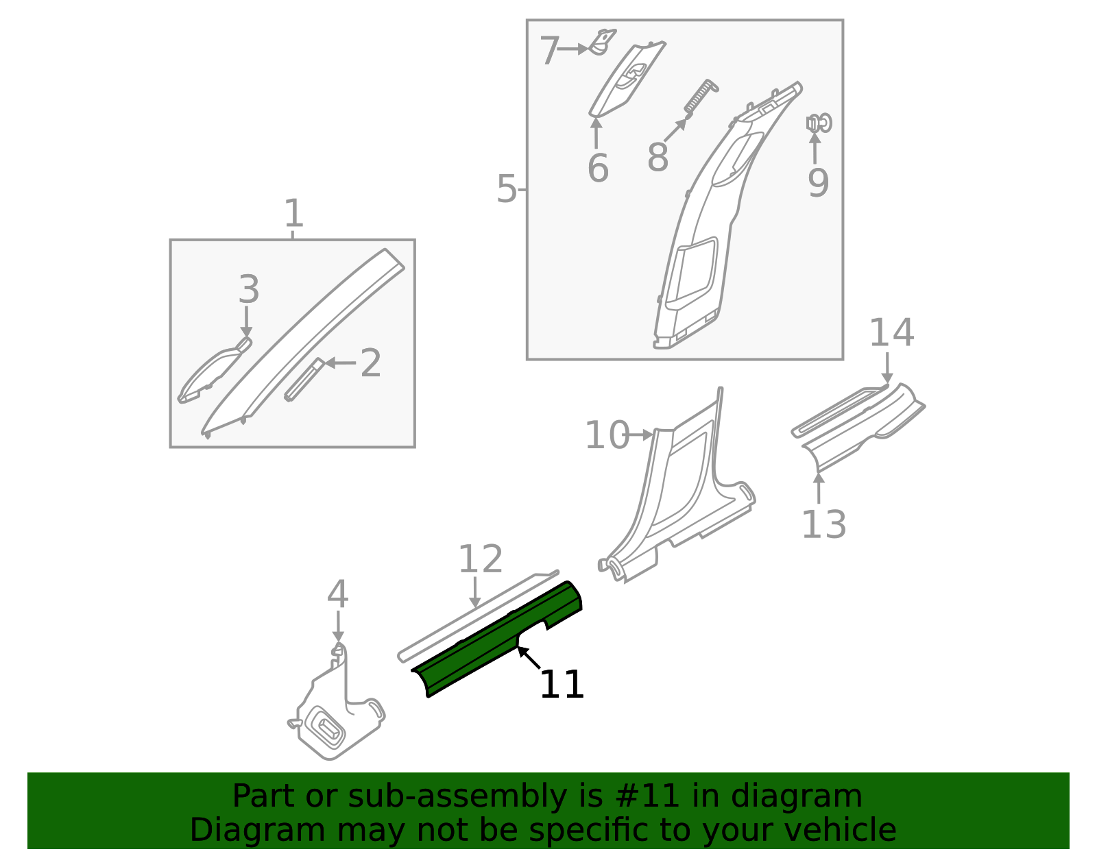 2022-2025 Genesis GV70 Front Sill Plate 85870-AR000-NNB | MotorMotor