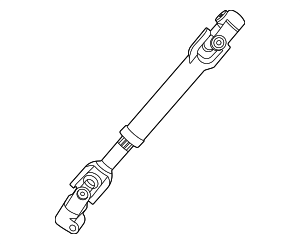 LX6Z-3B676-L - Lower Shaft - 2020-2025 Ford | Lasco Auto Parts