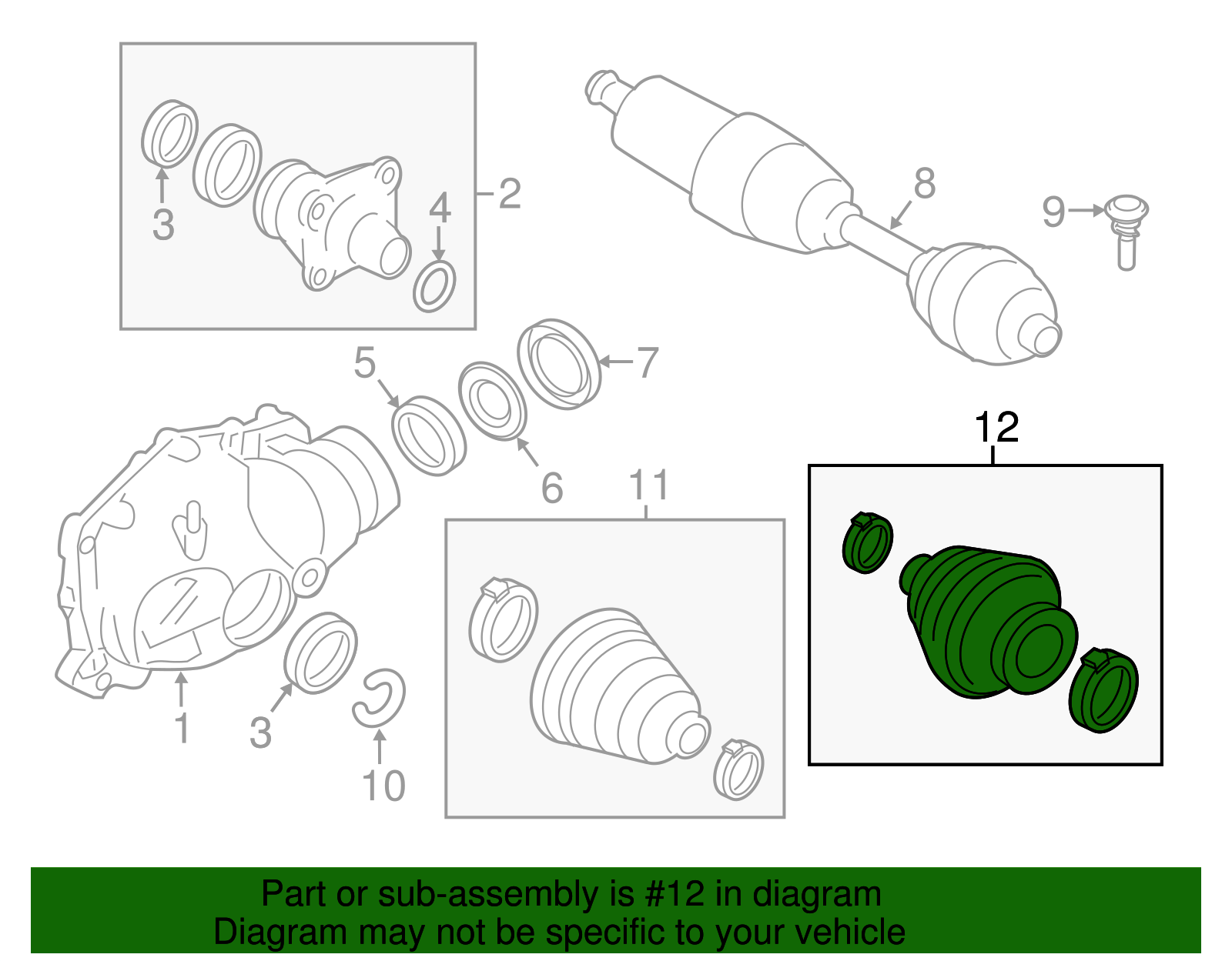 31607620599 - 2011-2018 BMW Boot Kit (31-60-7-620-599) | BMW of South ...