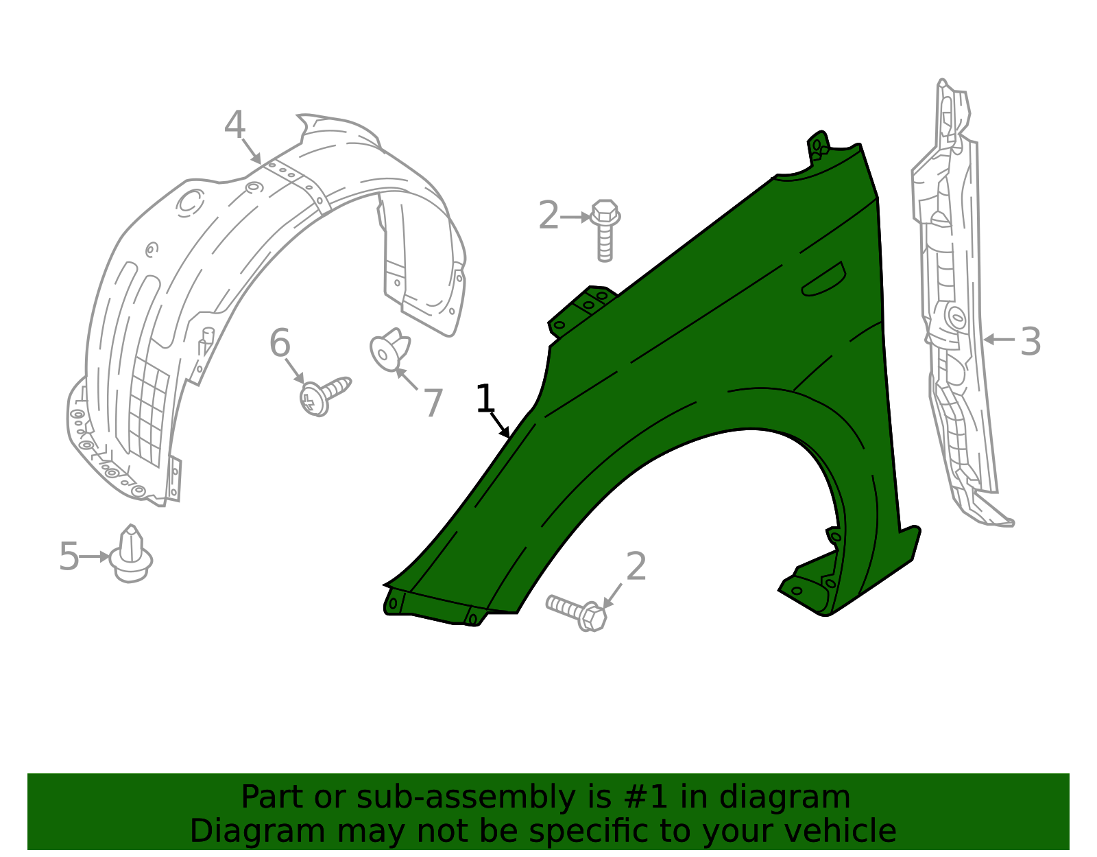 Fender 66321-J0000 | OEM Parts Online